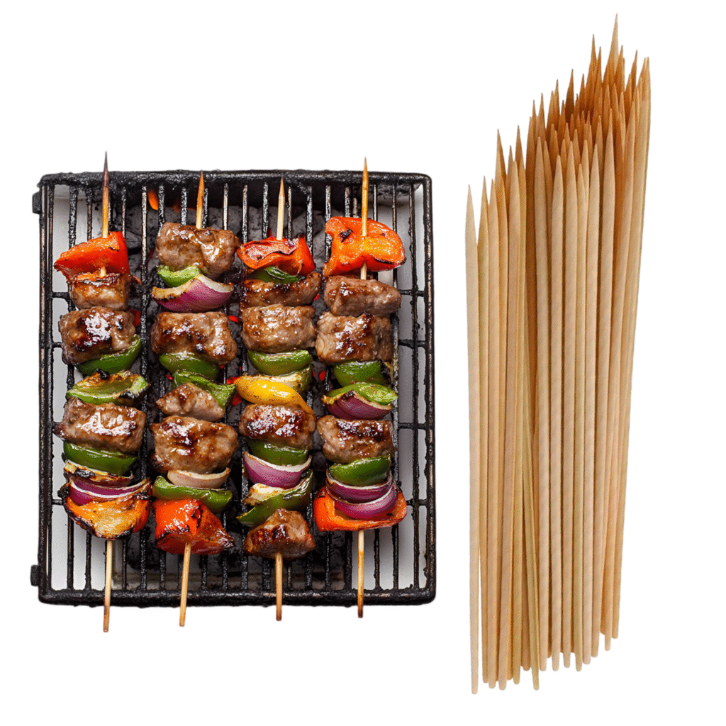 Palillo Brocheta De Pino 15 cm Bolsa 1000 Piezas - Yunuen - Mobiliaro Hogar